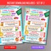 EDITABLE Teacher and Staff Appreciation Invitation, Editable School ...