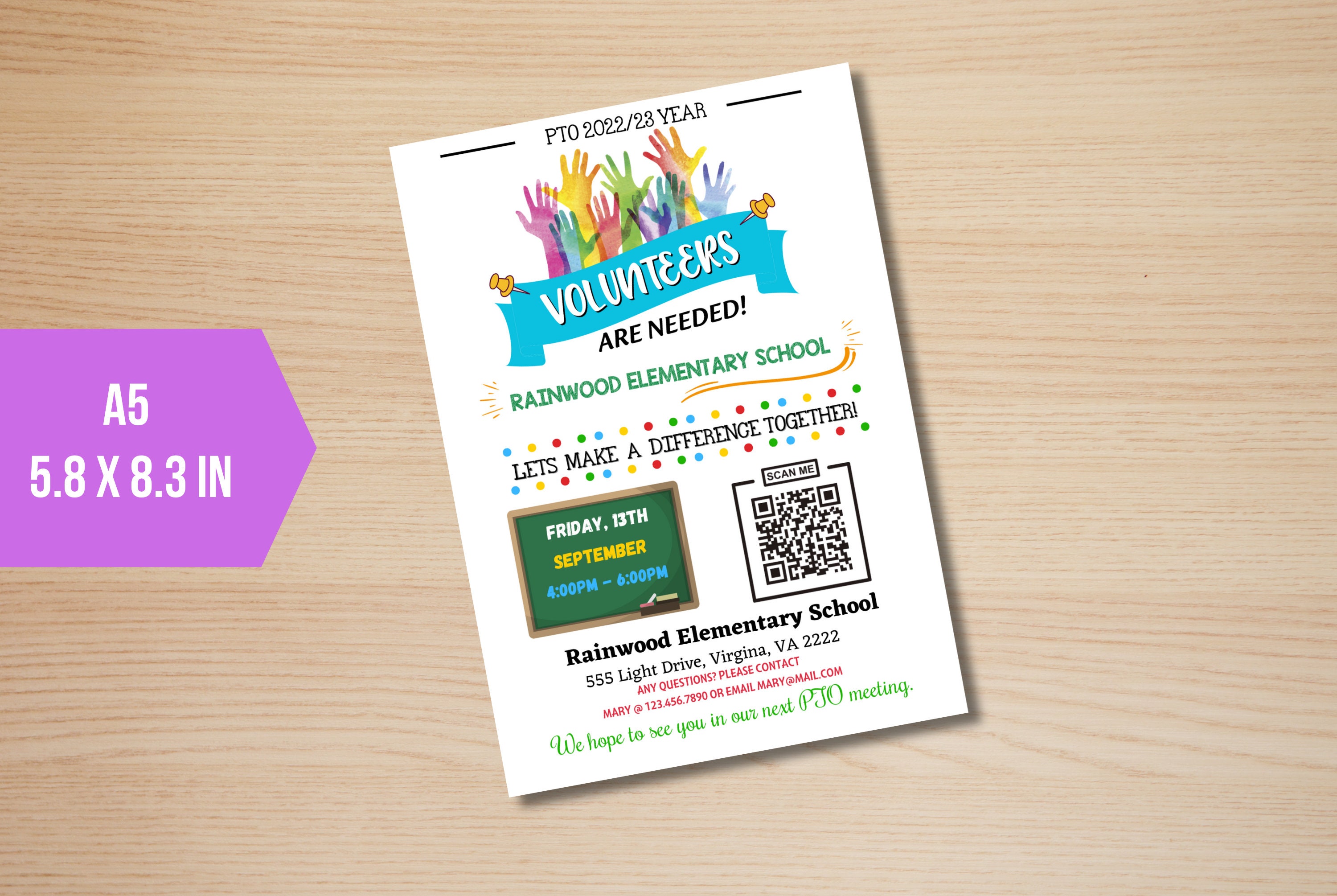 EDITABLE Volunteer Recruitment Flyer, Volunteers Needed Flyer Template ...