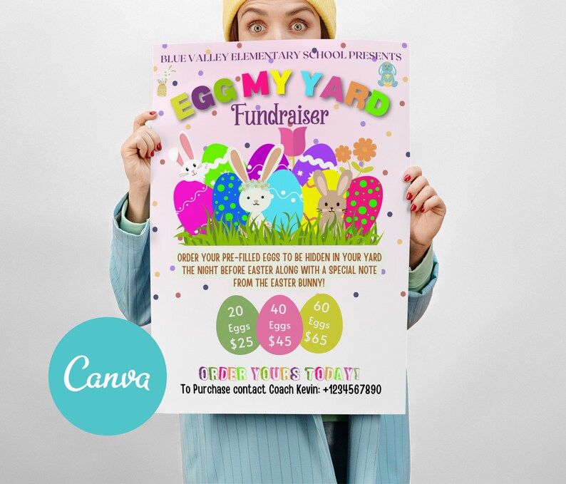 Egg My Yard Event Flyer Printable Editable Egg Event Easter - Etsy