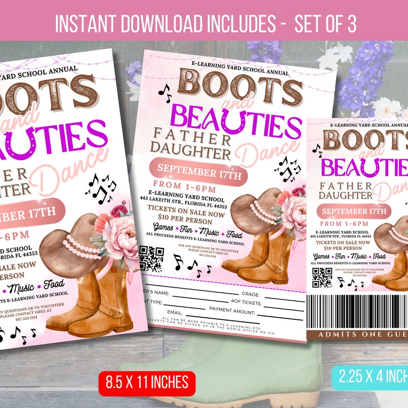Boots on the Ground Flyer - Etsy