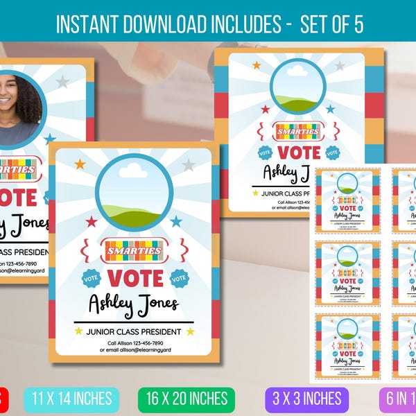 Class President Poster Ideas - Etsy