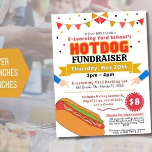 EDITABLE All Food and Delicacies Fundraiser Flyer Bundle, 5 in 1 Flyer ...