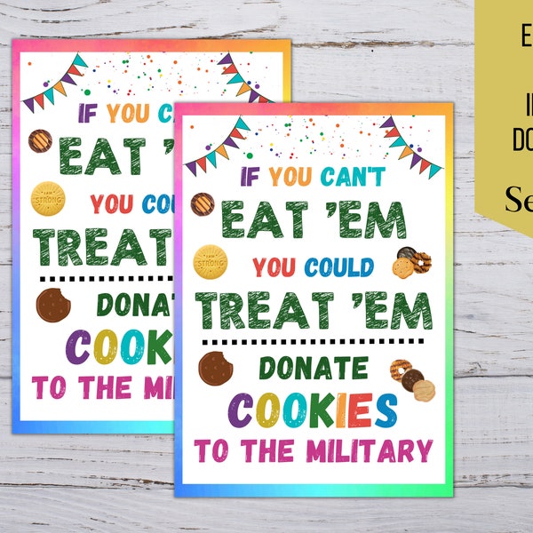 Cookie Booth Sign - Etsy
