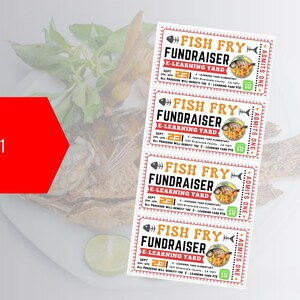 EDITABLE Fish Fry Fundraiser Flyer, Fish Fry Fundraiser Invitation, PTO ...