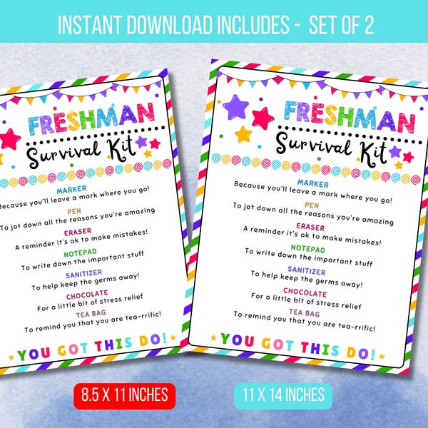 High School Survival Kit - Etsy