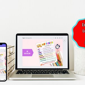 EDITABLE Back to School Survival Kit Template, First Day of School ...