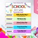 School Spirit Week Editable Itinerary Schedule Printable DIY Spirit ...