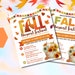 EDITABLE Fall Harvest Festival Invitation Flyer, School Event Harvest ...