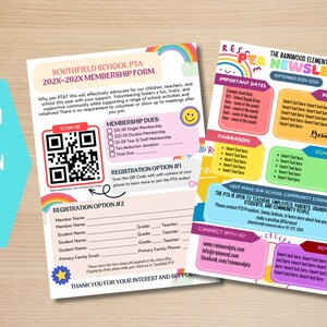 EDITABLE PTA Complete Package Flyer, Meeting Flyer, Volunteer Needed ...