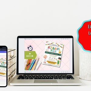 EDITABLE Family Steam Night Flyer, School PTA PTO Flyer, Community ...