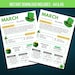 EDITABLE March Newsletter Template Classroom Printable - Etsy