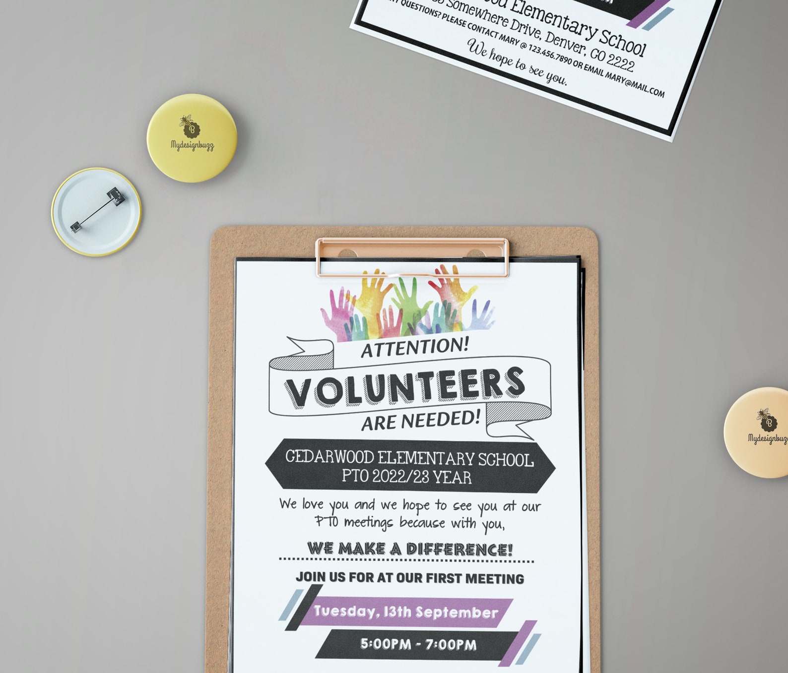 EDITABLE Volunteer Recruitment Flyer Printable Handout - Etsy