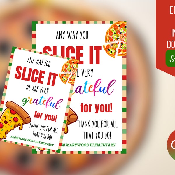 Anyway You Slice It We Are Grateful for You - Etsy