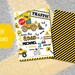 EDITABLE Stop the Traffic, Close the Road Birthday Invite, Construction ...