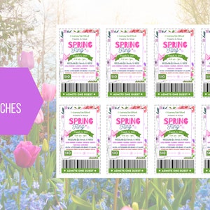 Spring Market Flyer, EDITABLE Poster for Bazaar, Easter Festival ...