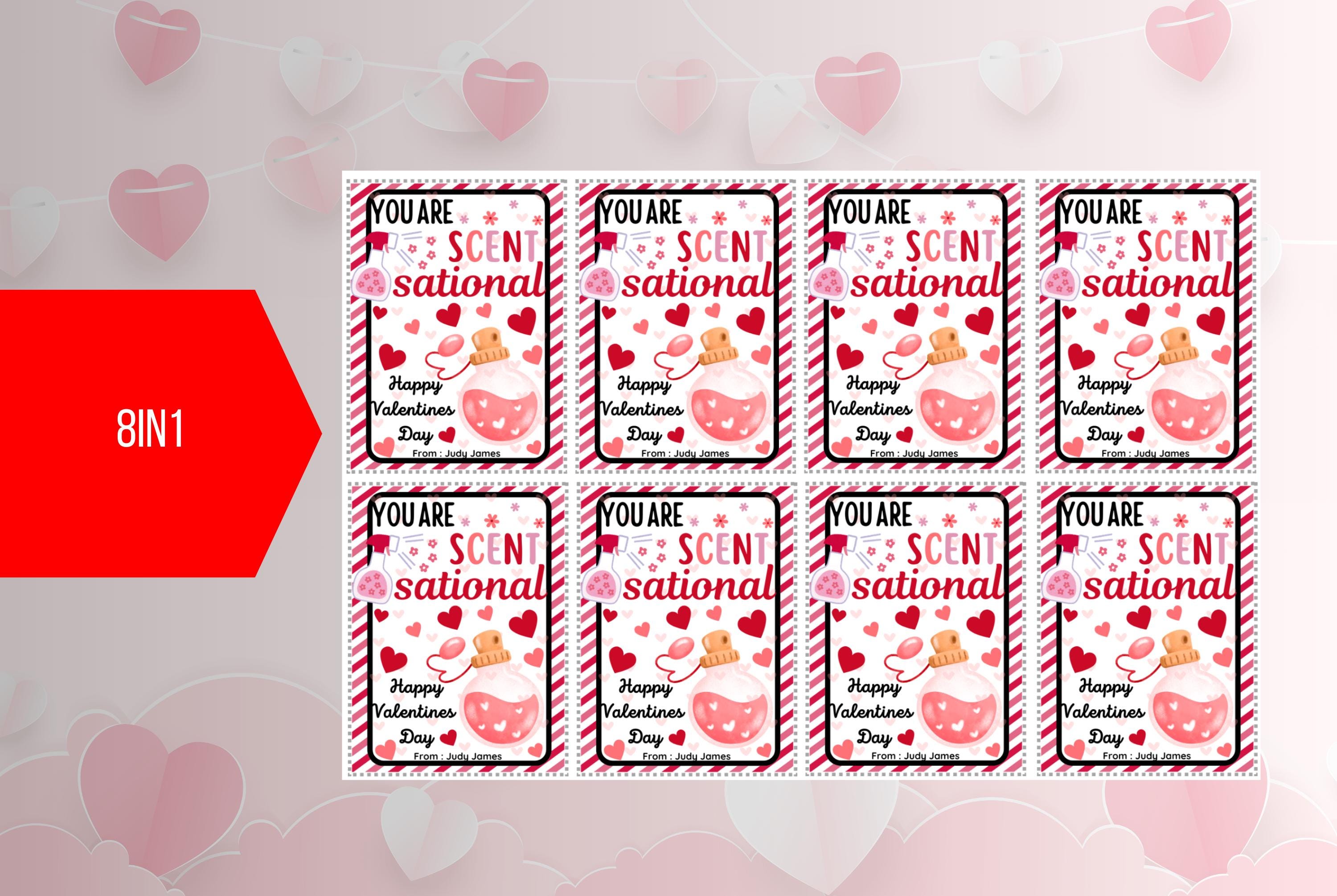 EDITABLE You Are Scent-sational Valentine's Day Tag, Staff Recognition ...