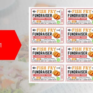 EDITABLE Fish Fry Fundraiser Flyer, Fish Fry Fundraiser Invitation, PTO ...