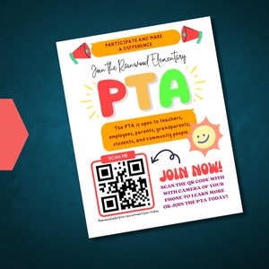EDITABLE Join PTA, Pto Pta Recruitment Flyer, Did You Know the Pto Pta ...