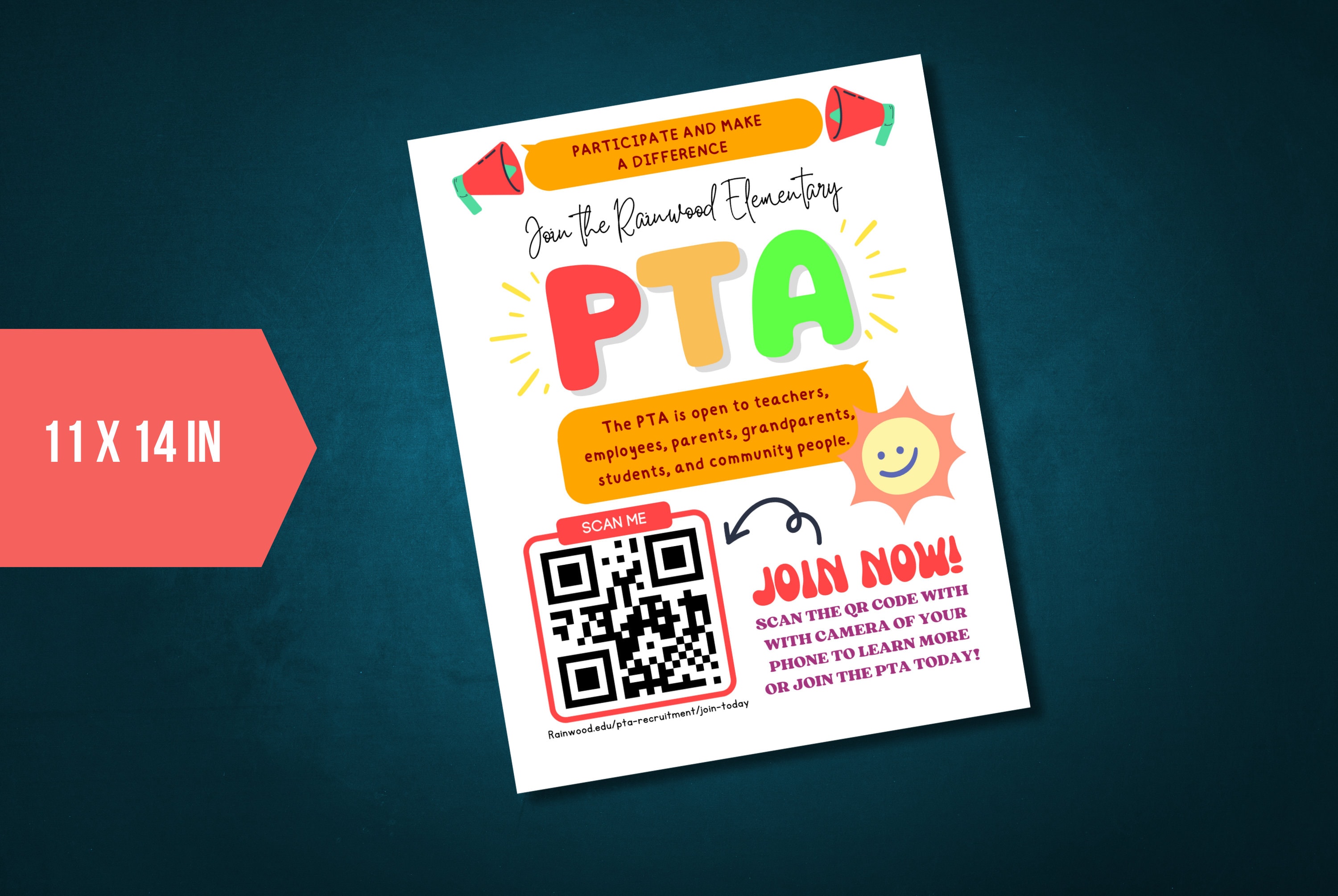 EDITABLE Join PTA Pto Pta Recruitment Flyer Did You Know the - Etsy