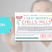 EDITABLE Chill Pill Label, Funny Gag Gift Professional Office Gift ...