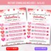 EDITABLE Valentine School Spirit Week Flyer, Festive Spirit Week PTO ...