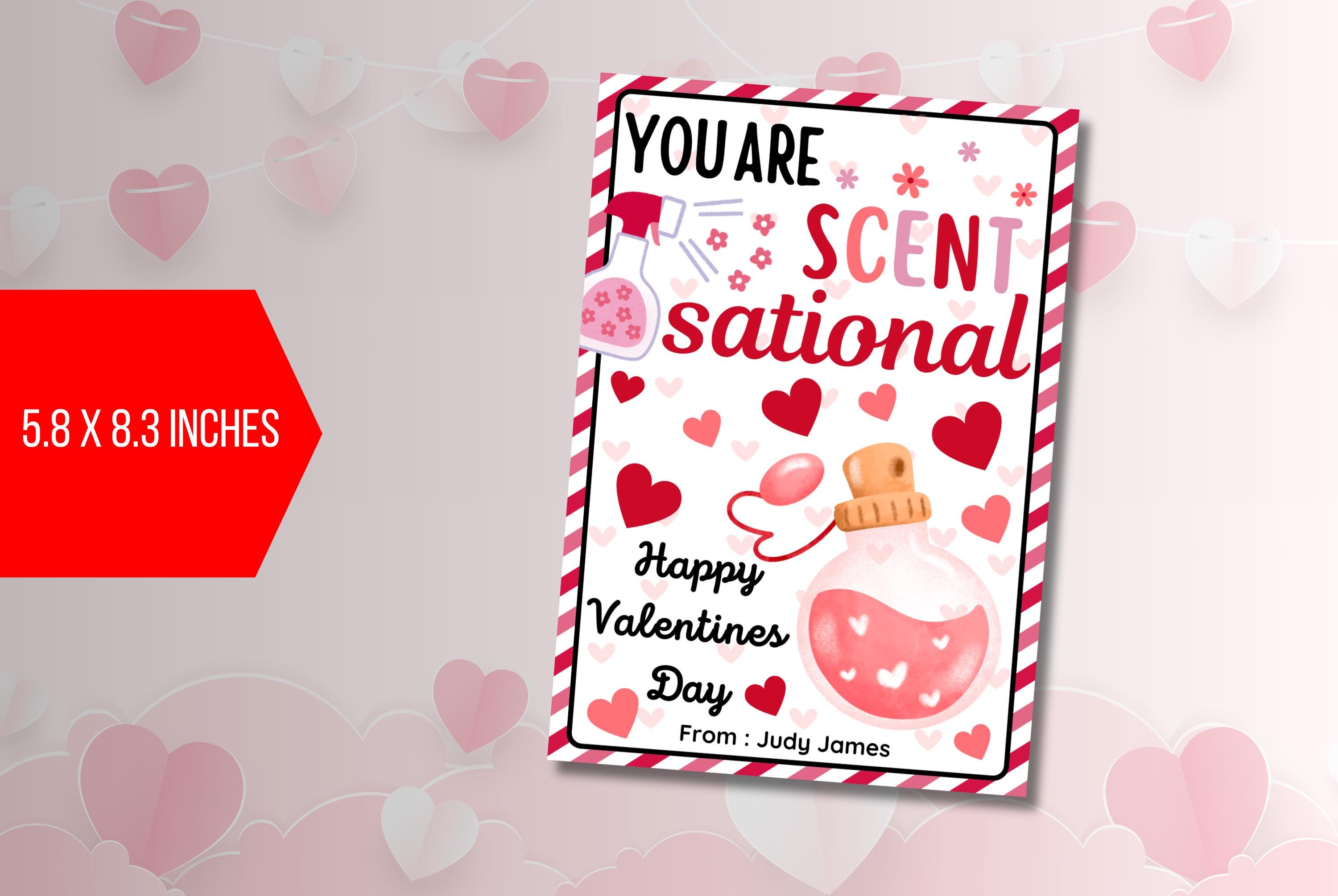EDITABLE You Are Scent-sational Valentine's Day Tag, Staff Recognition ...