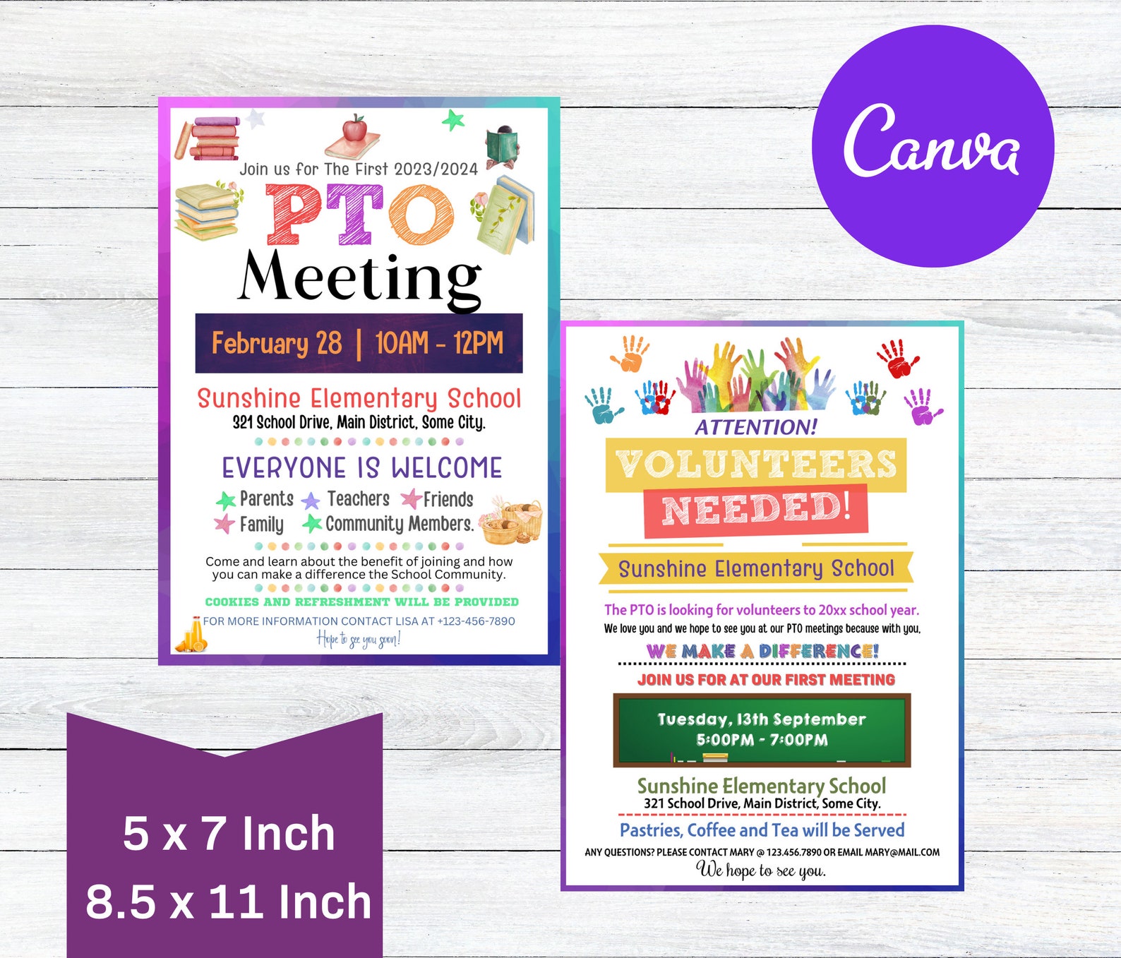 PTO Bundle, Pto/pta Information Meeting Flyer, Why Join the PTO, Pto ...