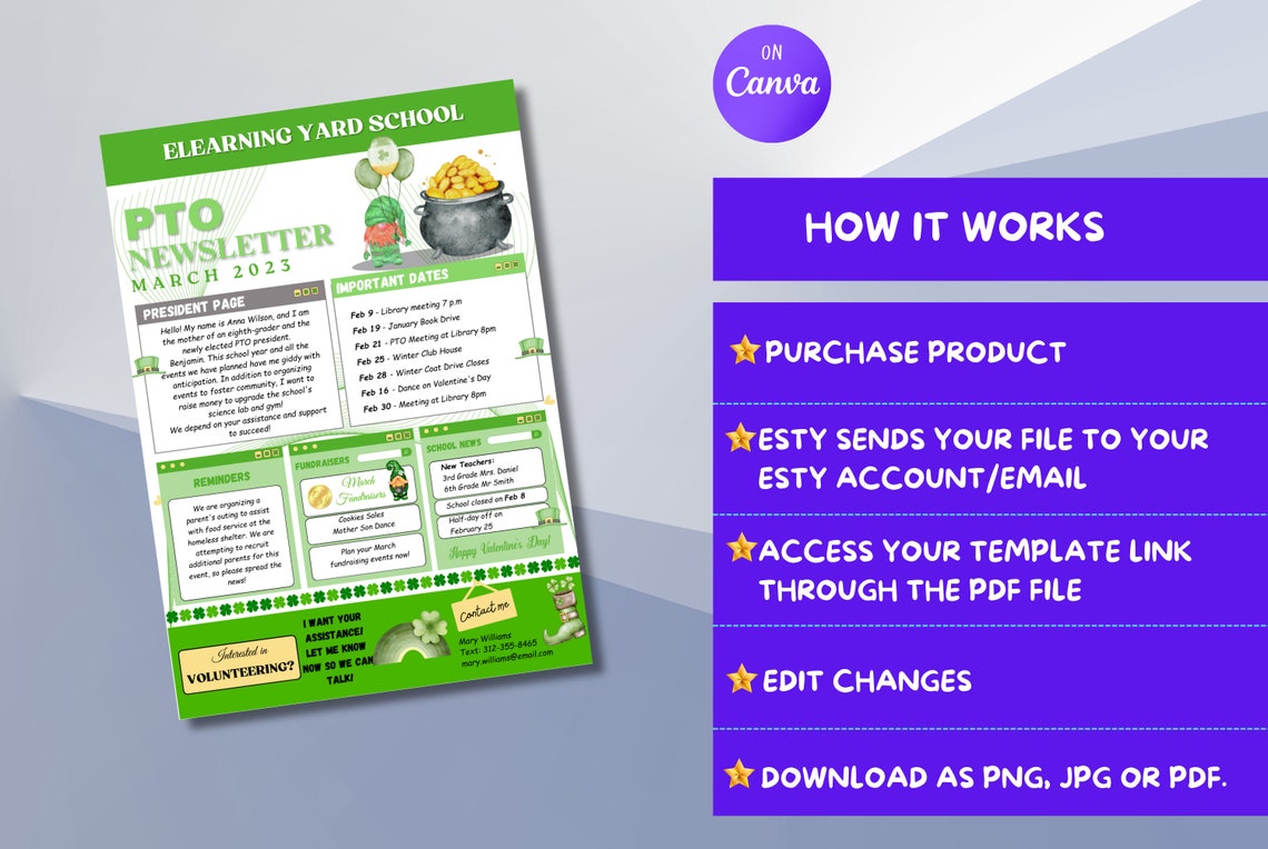 EDITABLE Monthly Newsletter Template Bundle, Classroom Printable ...