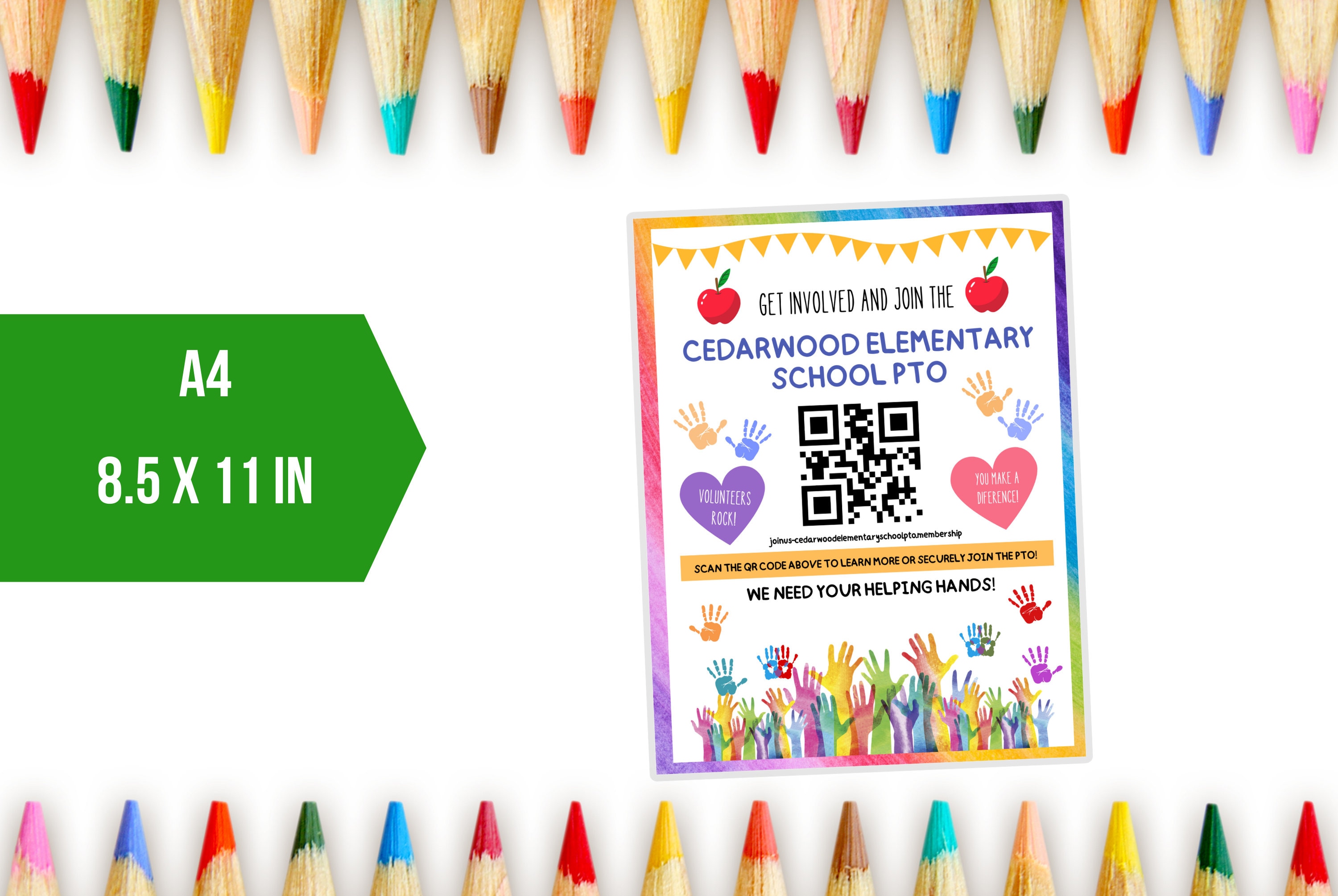 Editable PTO Flyer Bundle Printable School PTO Information - Etsy