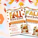 EDITABLE Fall Harvest Festival Invitation Flyer, School Event Harvest ...