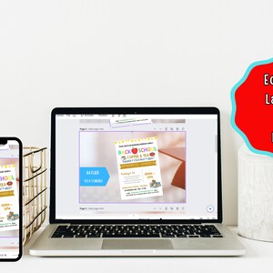 EDITABLE Back to School Meet and Greet Teacher and Staff, Coffee and ...