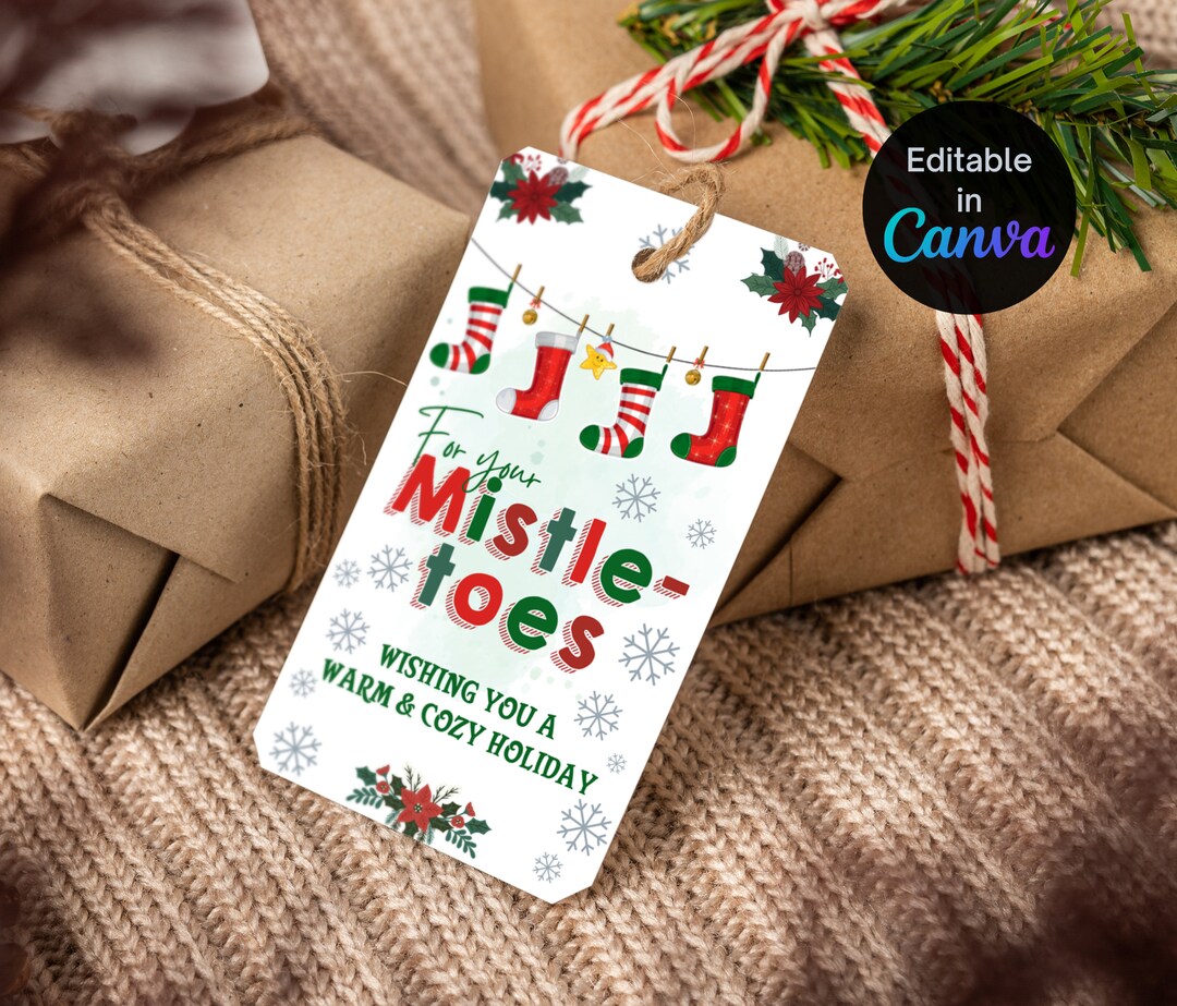 Editable/printable for Your Mistletoes Christmas Gift Tag, Christmas ...