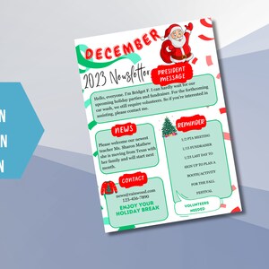 EDITABLE Monthly Newsletter Template Bundle, Classroom Printable ...