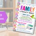 EDITABLE Family Literacy Night Flyer, PTO PTA Reading Book Sale School ...