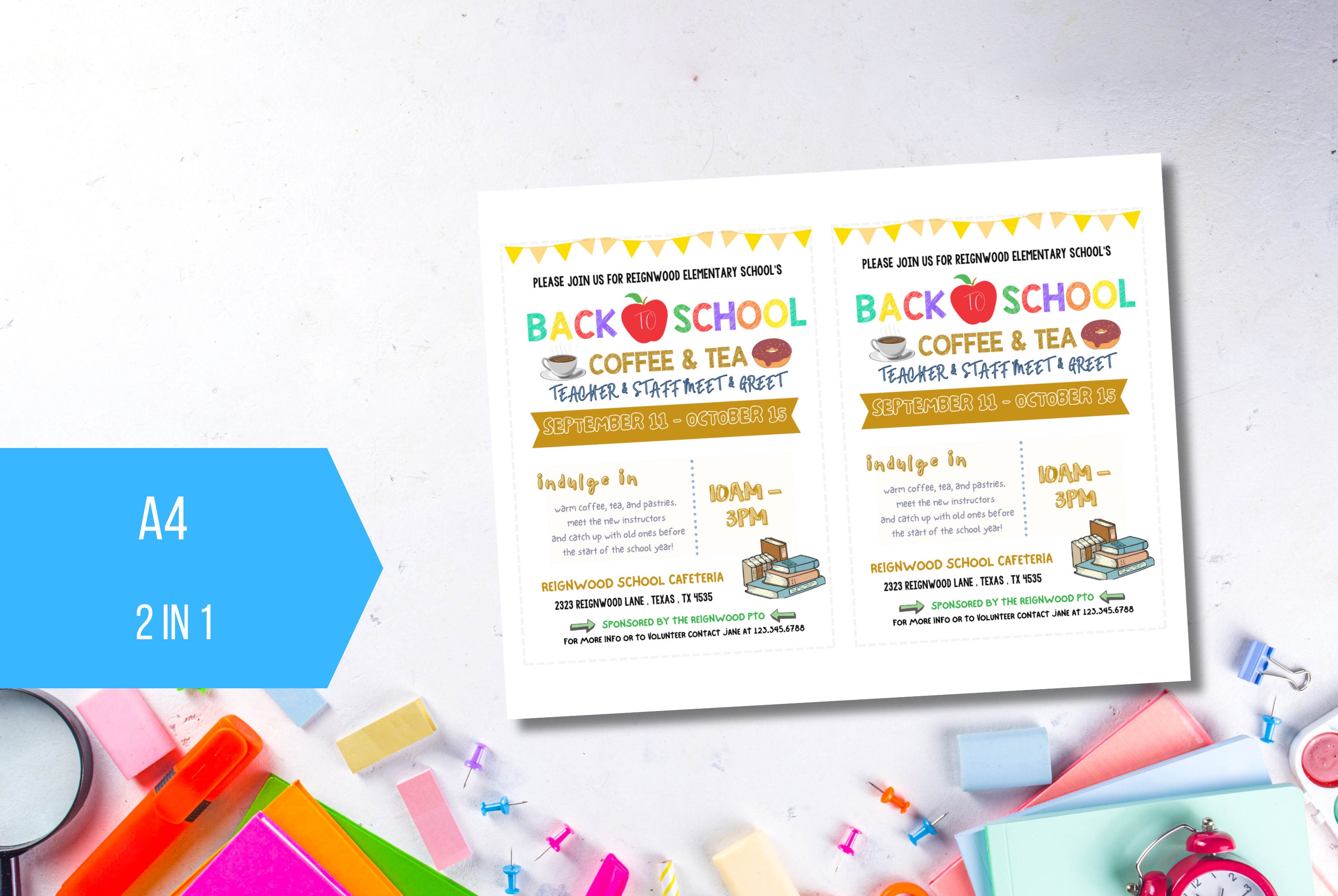 EDITABLE Back to School Meet and Greet Teacher and Staff - Etsy