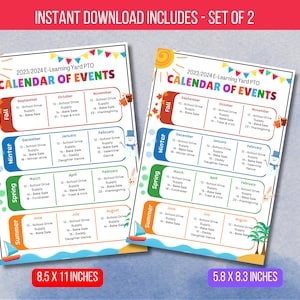 PRINTABLE Monthly PTO PTA Flyer Editable Handout, Volunteer Meeting ...