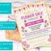 EDITABLE Mother's Day Flower Fundraiser Flyer, Printable Invite ...