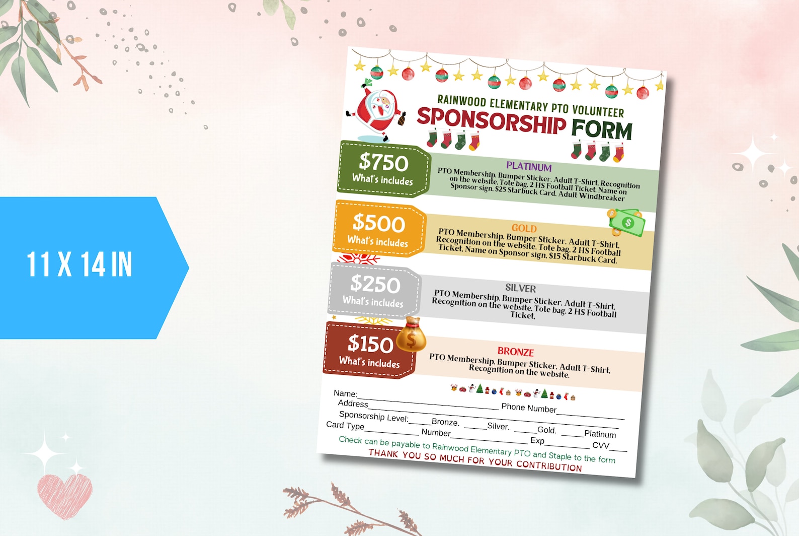 EDITABLE PTO PTA Sponsorship Flyer Join Pto/pta Parent - Etsy