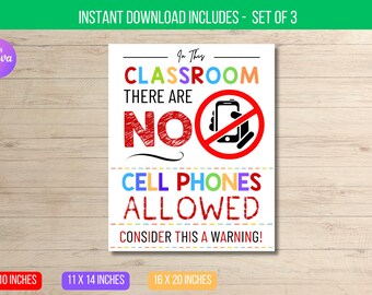 Printable No Cell Phones Allowed Sign, Printable No Cell Phone Use in ...