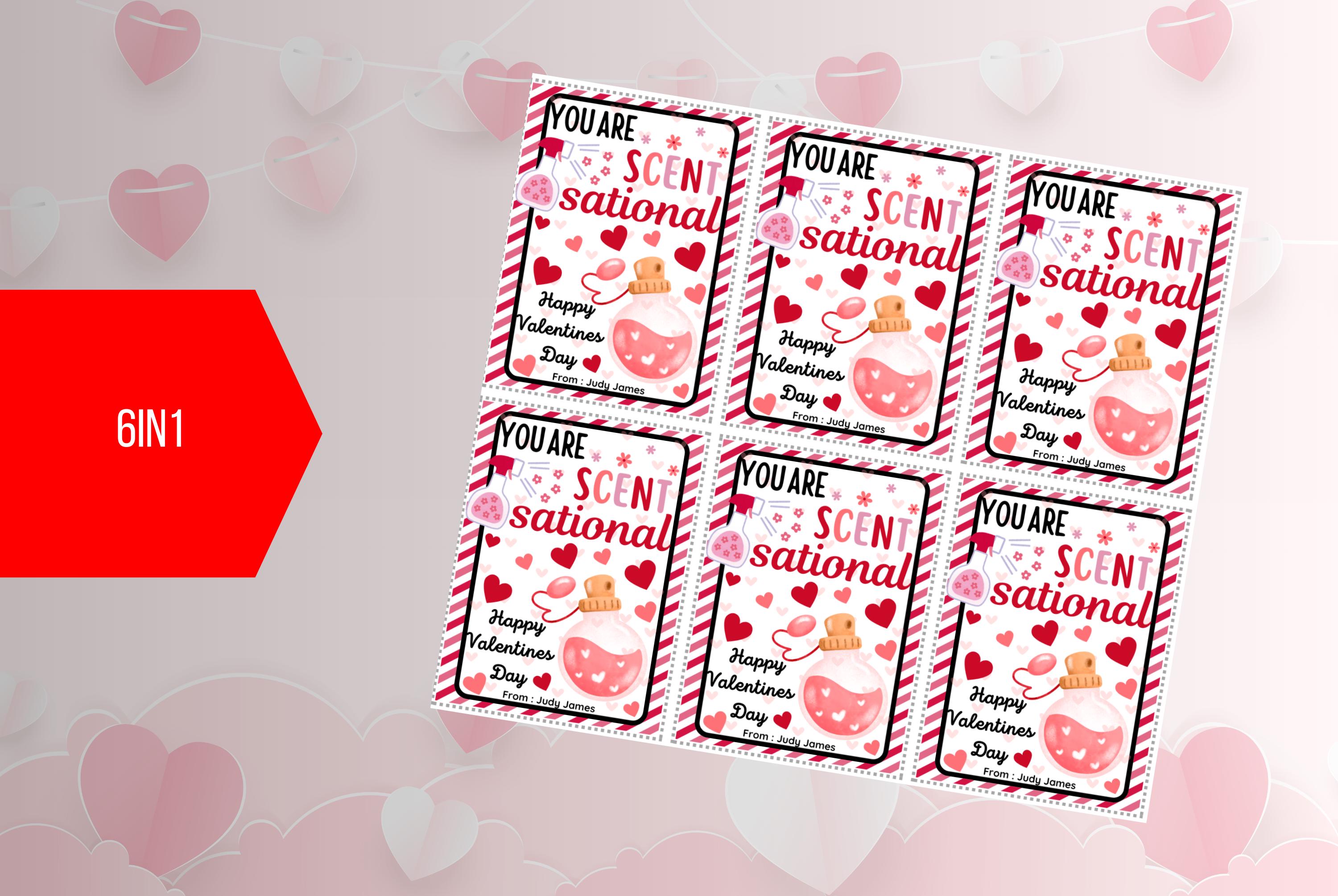 EDITABLE You Are Scent-sational Valentine's Day Tag, Staff Recognition ...