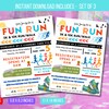 5K Event Flyer Printable | School Fun Run | Fundraiser Campaign | PTA ...