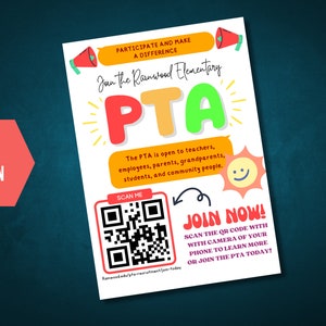 EDITABLE Join PTA, Pto Pta Recruitment Flyer, Did You Know the Pto Pta ...