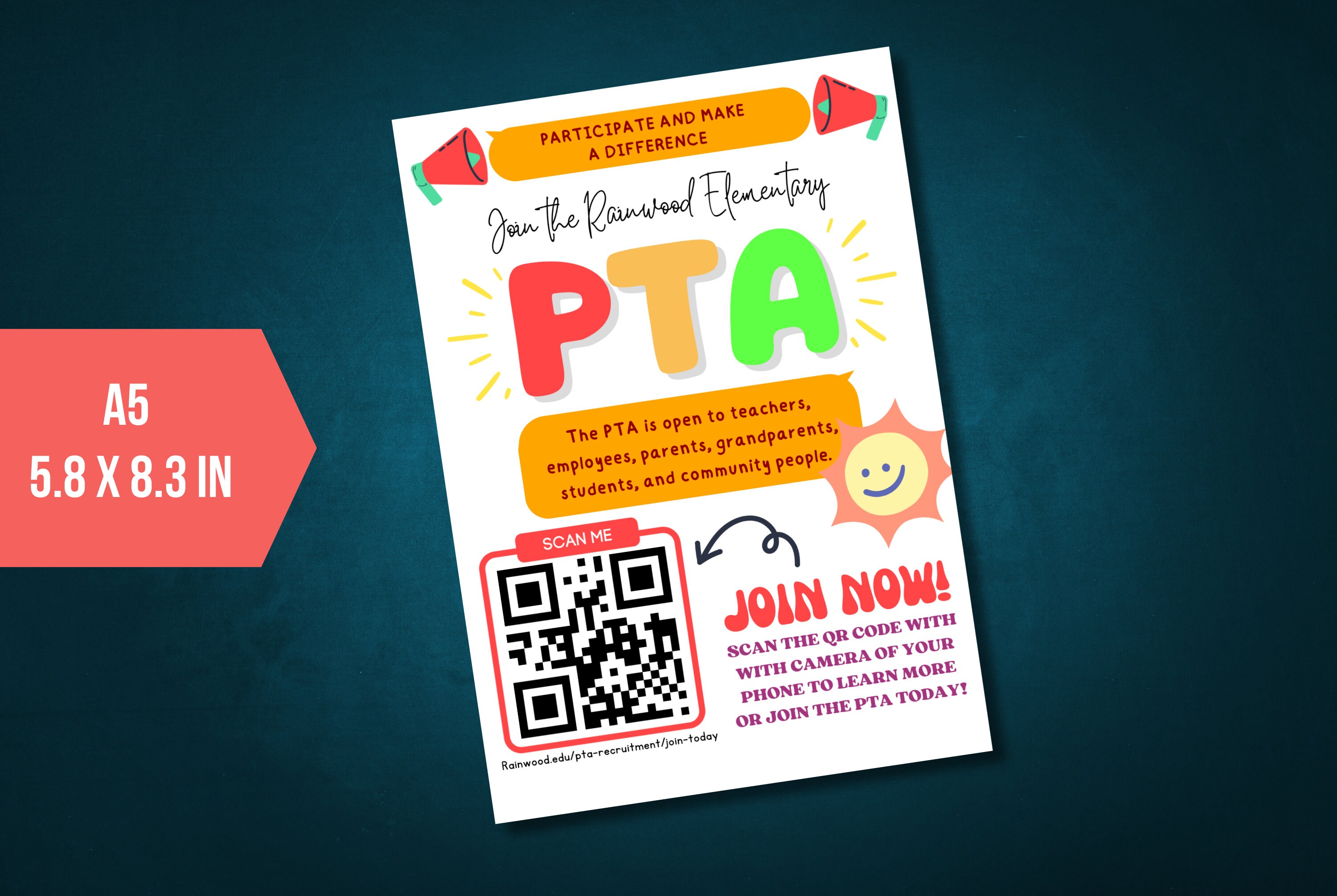 EDITABLE Join PTA, Pto Pta Recruitment Flyer, Did You Know the Pto Pta ...