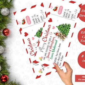 EDITEDITABLE Christmas Concert Ticket, Concert Ticket Template ...