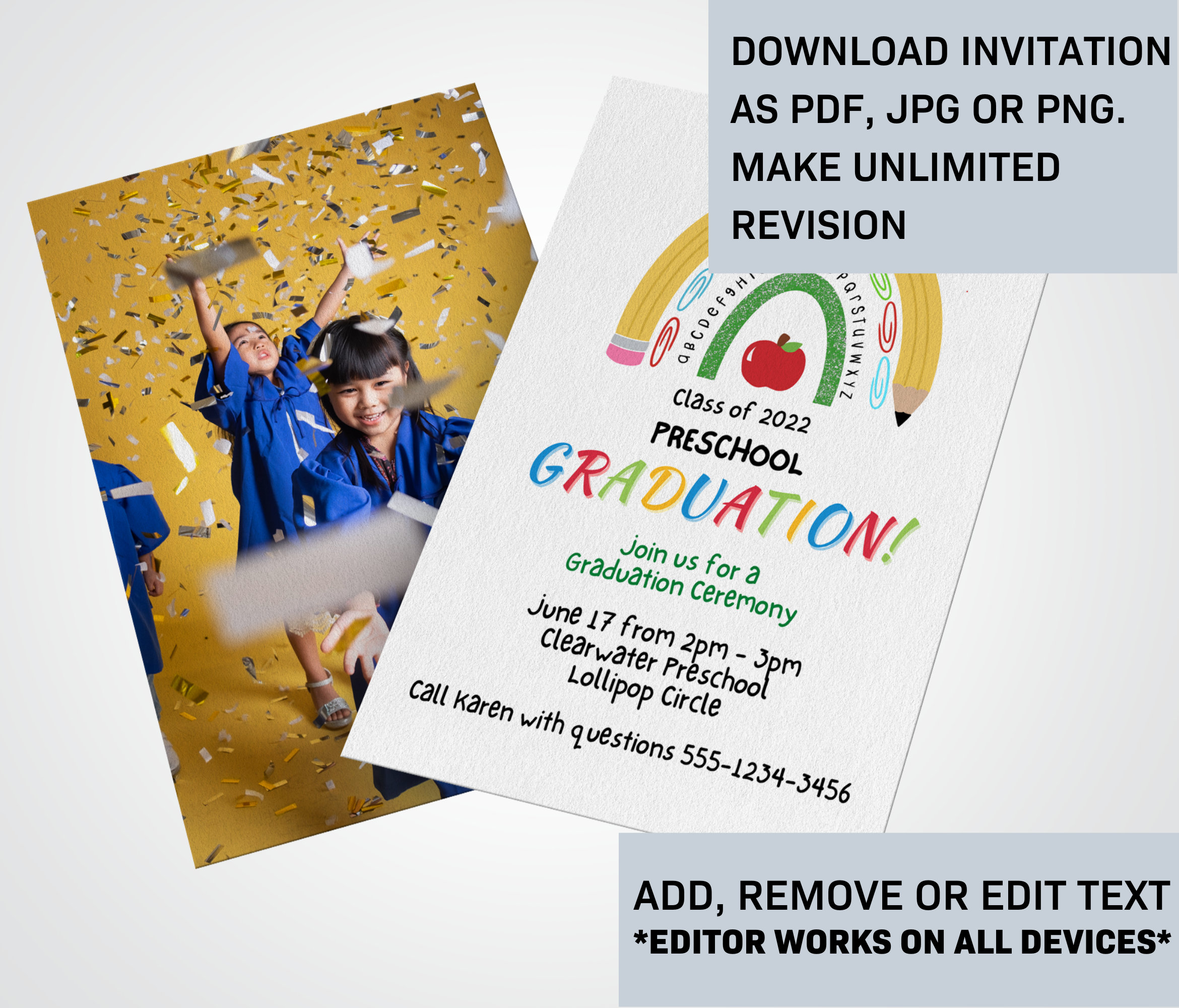 Graduation Program Cover Ideas
