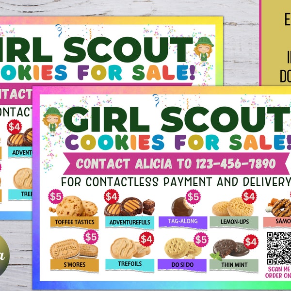 Girl Scout Cookies 2023 Etsy