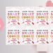 EDITABLE Smart Cookie Valentine's Day Gift Tag, Cookie Favor Tag ...