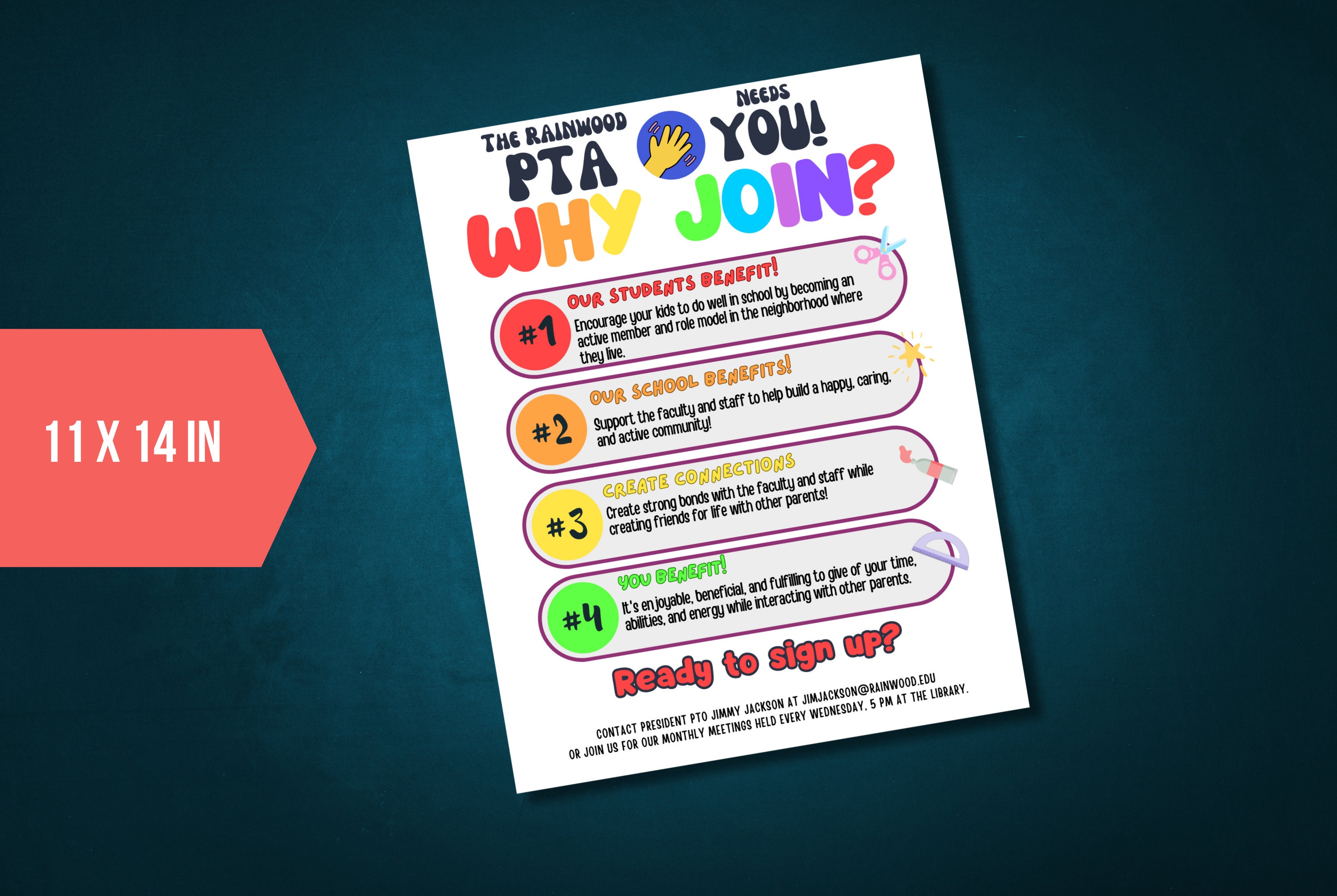 EDITABLE Why Join the PTA, Pto Pta Recruitment Flyer, Why Join the Pta ...