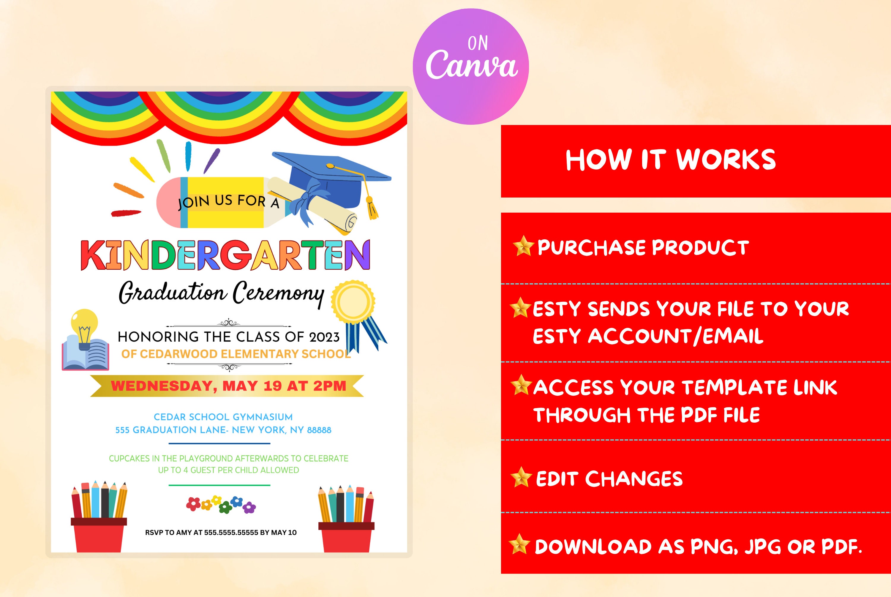 Graduation Set Future is so Bright, Evite, Invite Printable ...