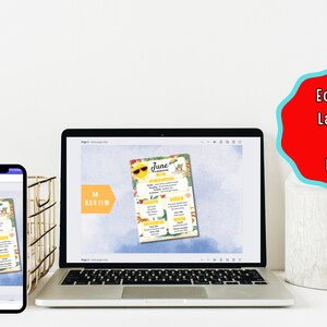 EDITABLE June Newsletter Template, Classroom Printable Handout Flyer ...